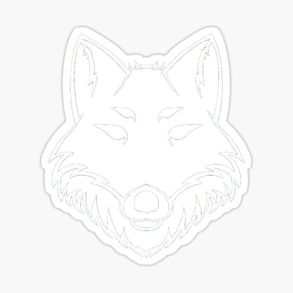 "Enchanted Fox" Sticker for Sale by Sretensshop | Redbubble