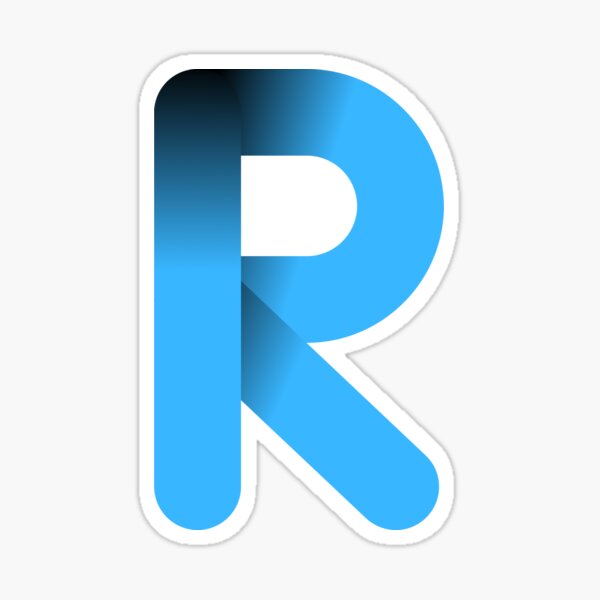 "Alphabet R" Sticker by VIPlogos | Redbubble