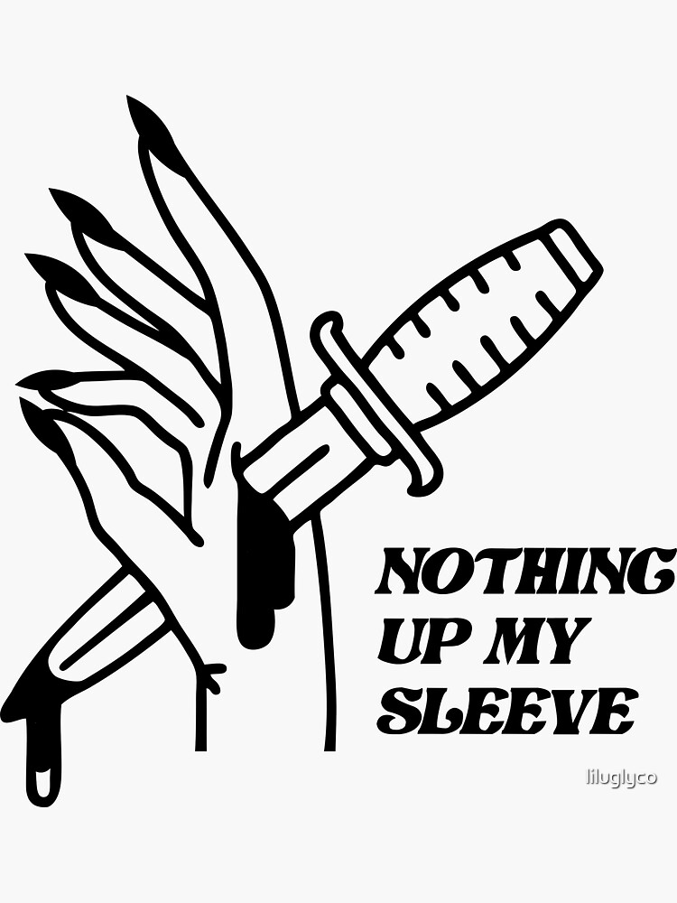 "Nothing Up My Sleeve Tattoo" Sticker by liluglyco | Redbubble