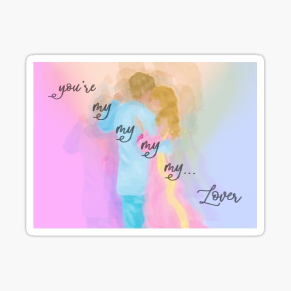 "Taylor Swift - Lover" Sticker by archer-asnicar | Redbubble