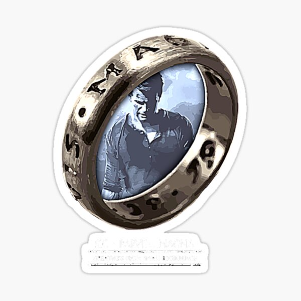 "Uncharted Ring" Sticker by berniebuttonnct | Redbubble
