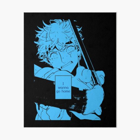 "Everyone Enjoy Life Good Vitality Blue Period Black And White Anime ...