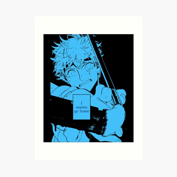 "Everyone Enjoy Life Good Vitality Blue Period Black And White Anime ...