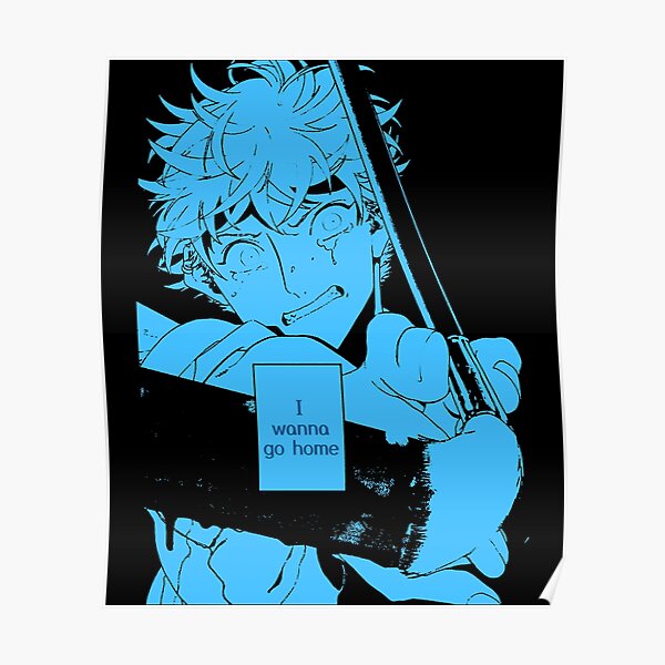 "Everyone Enjoy Life Good Vitality Blue Period Black And White Anime ...