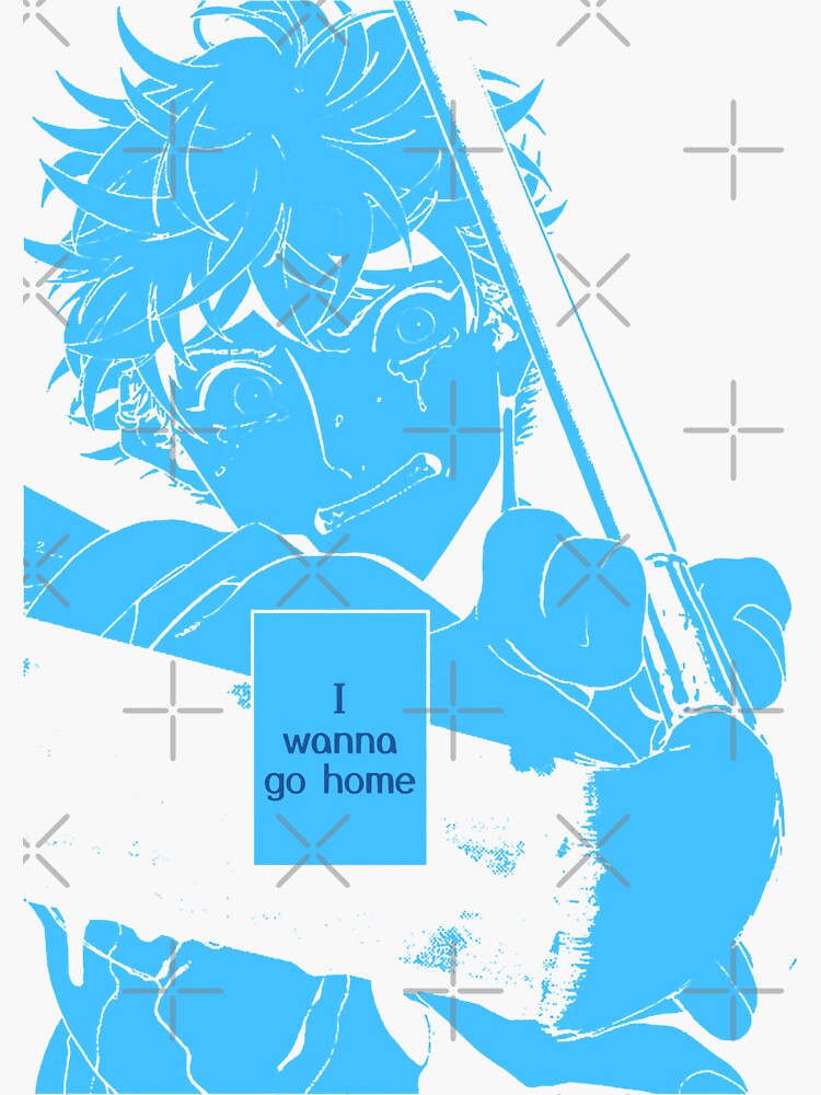 "Everyone Enjoy Life Good Vitality Blue Period Black And White Anime ...