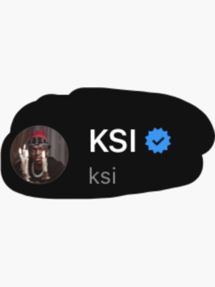 "KSI " Sticker by zikclothing | Redbubble