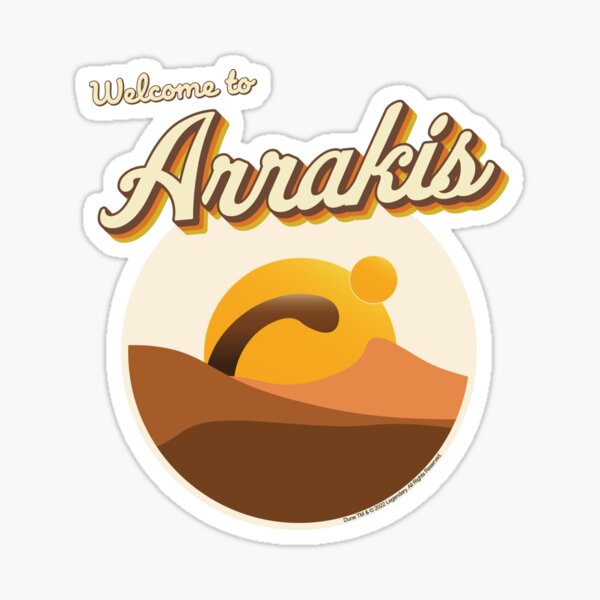 "Dune Arrakis" Sticker by ind3finite | Redbubble