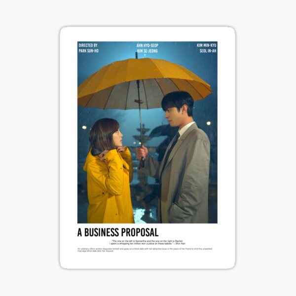 "A Business Proposal (2022) minimalist " Sticker by alantatez | Redbubble