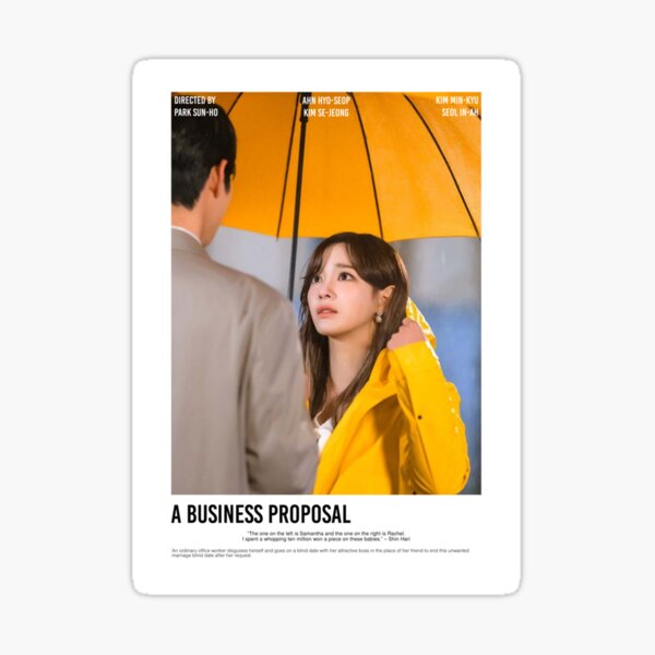 "A Business Proposal (2022) minimalist " Sticker by alantatez | Redbubble