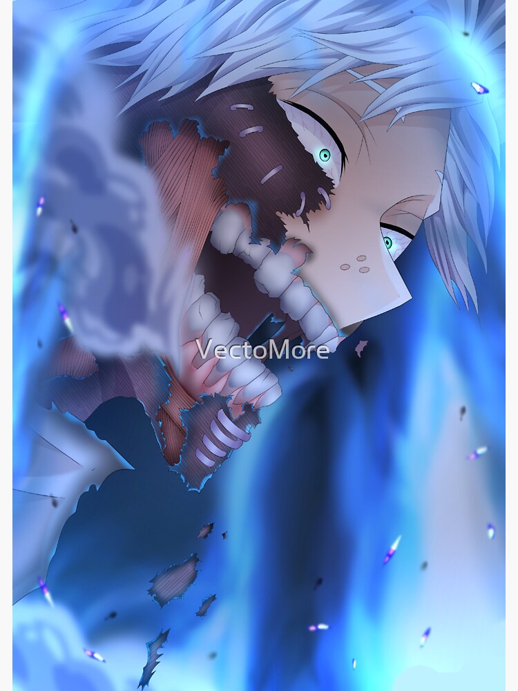 "Dabi" Sticker by VectoMore | Redbubble