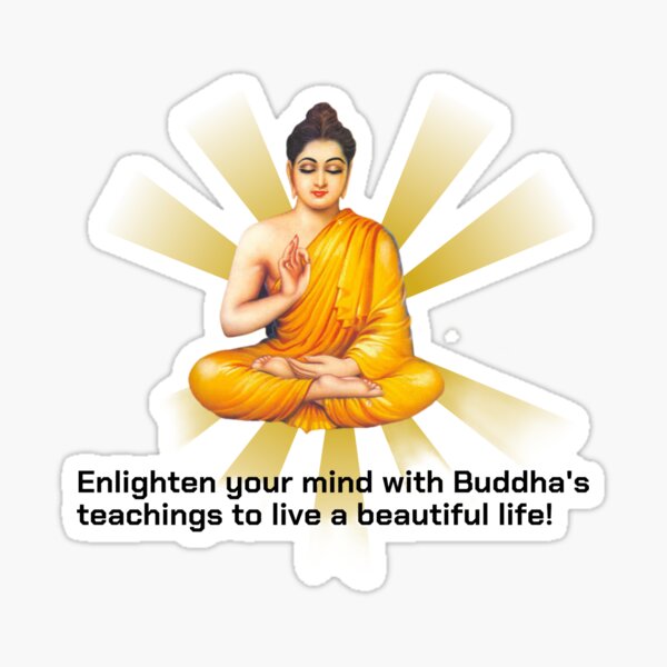 "Buddha quote" Sticker by SRKSHOP | Redbubble