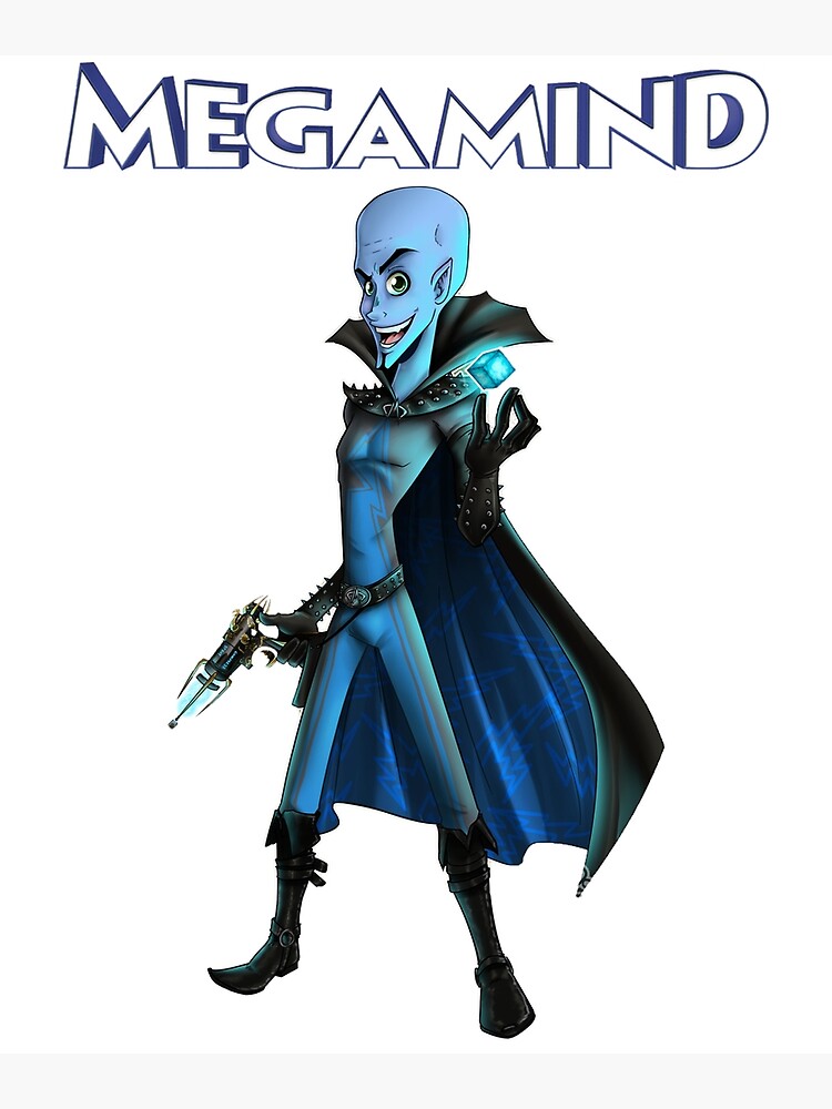 "megamind" Poster for Sale by nored10 | Redbubble
