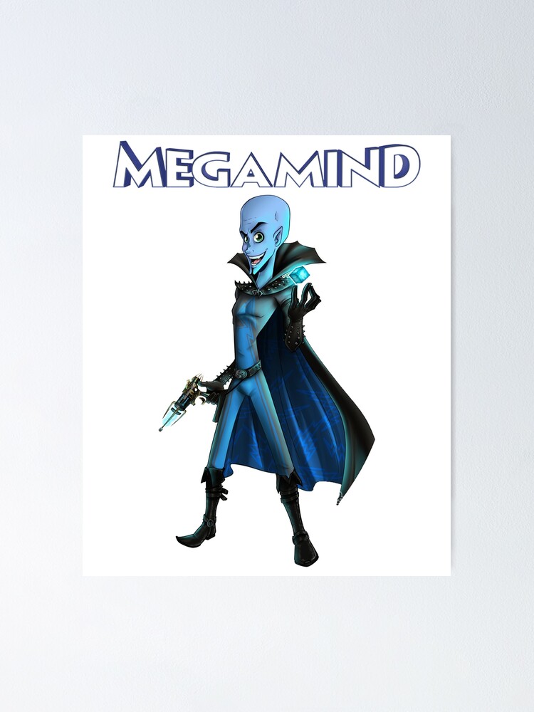 "megamind" Poster for Sale by nored10 | Redbubble