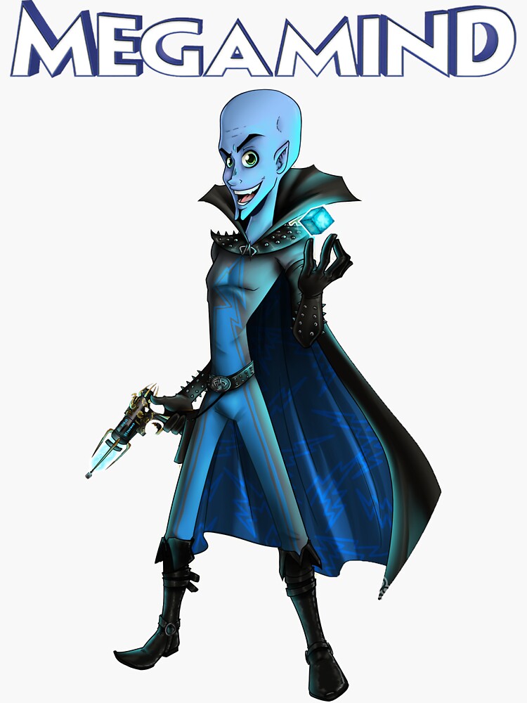 "megamind" Sticker by nored10 | Redbubble