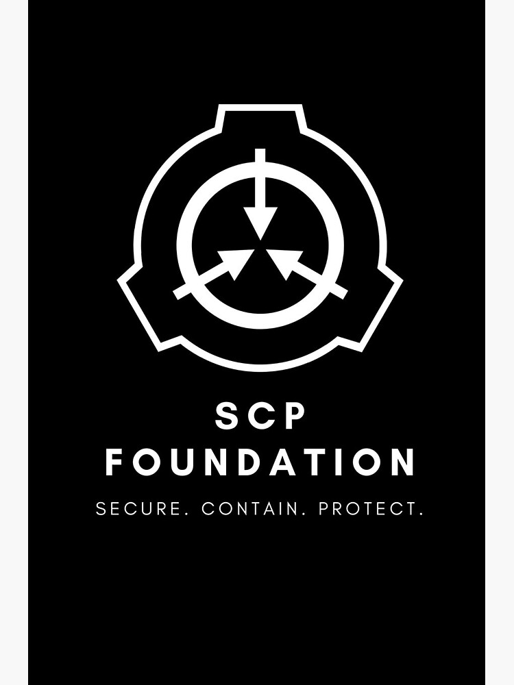 "scp foundation logo merch!" Sticker by azureinc | Redbubble