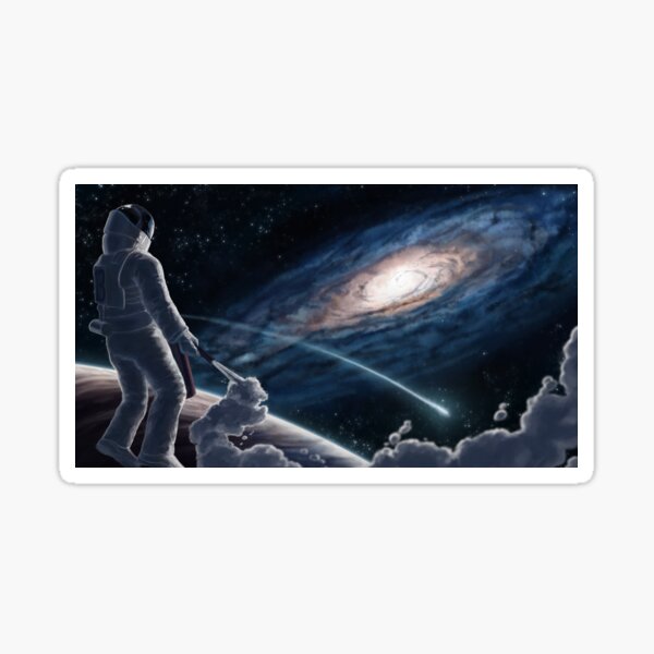 "Spaceman" Sticker for Sale by spessmenart | Redbubble