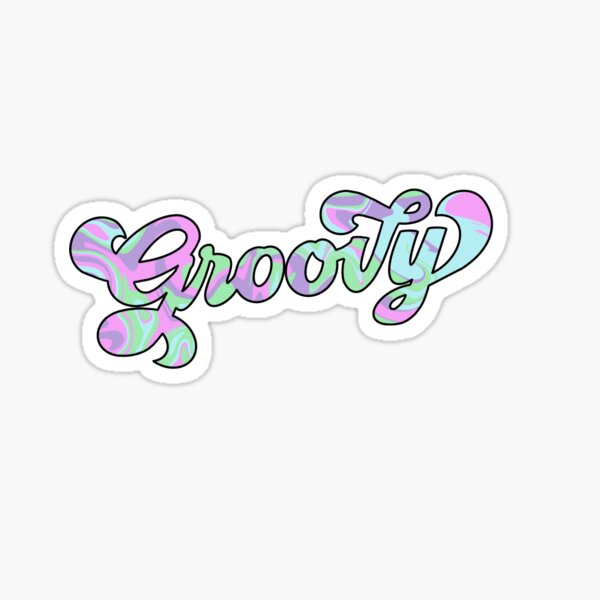 "Groovy" Sticker for Sale by hmw01 | Redbubble
