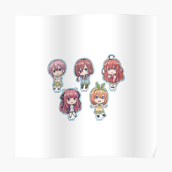 "The Quintessential Quintuplets Chibi" Poster for Sale by WayneSlate ...
