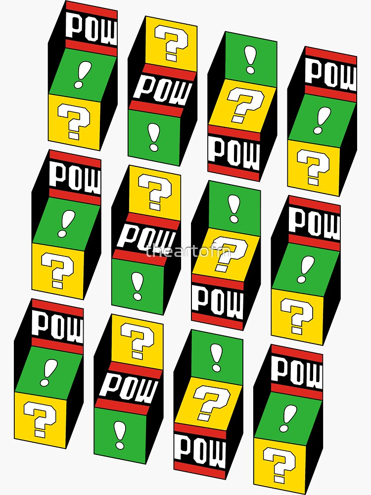 "Opti Block Bros." Sticker for Sale by theartofm | Redbubble