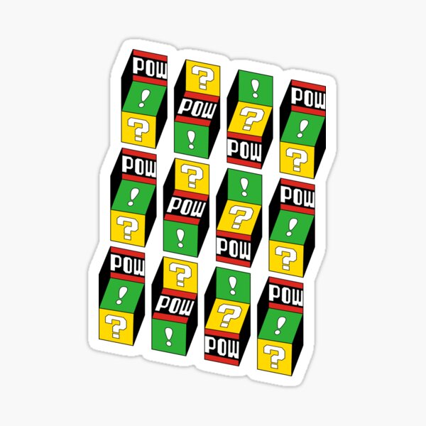 "Opti Block Bros." Sticker for Sale by theartofm | Redbubble