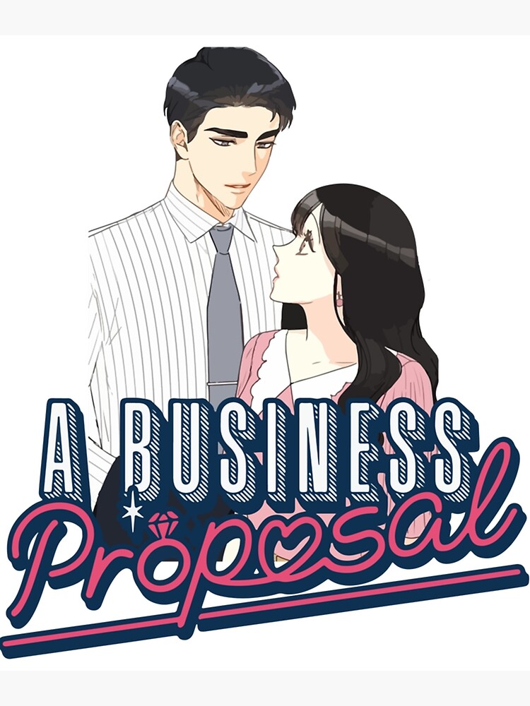 "a business proposal webtoon artwork fanart " Poster for Sale by ...
