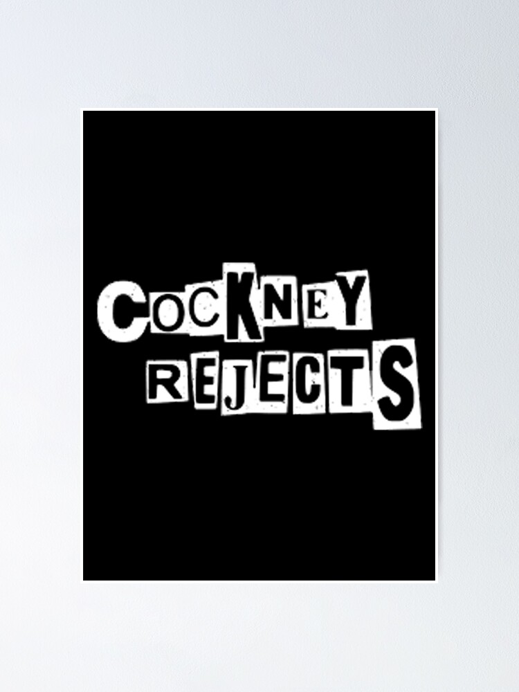"COCKNEY REJECTS - LOGO" Poster for Sale by mwarenhw | Redbubble