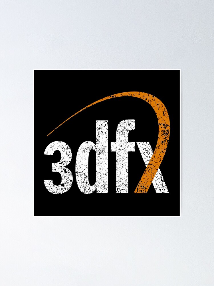 "3DFX Faded Poster" Poster for Sale by Aramis120a | Redbubble