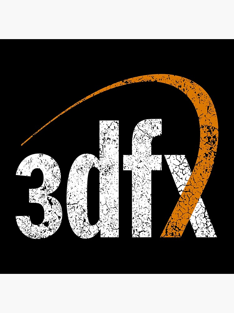 "3DFX Faded Poster" Sticker by Aramis120a | Redbubble