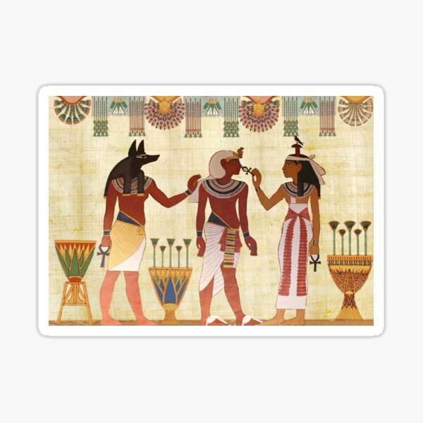"ancient egyptian hieroglyphs" Sticker by Designer1002 | Redbubble