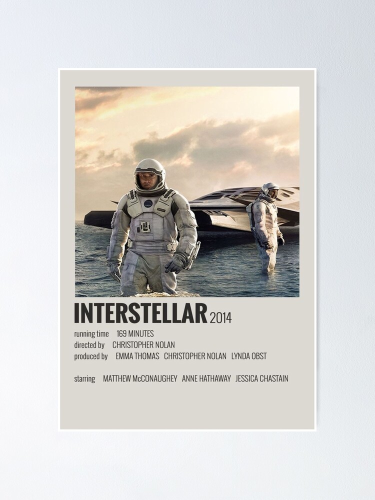 "interstellar movie" Poster for Sale by lisfestyle | Redbubble