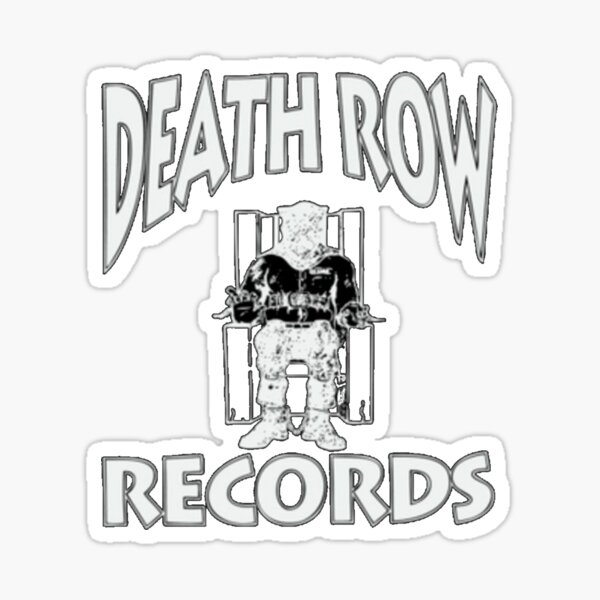 " death row records" Sticker by shoppingkamal | Redbubble
