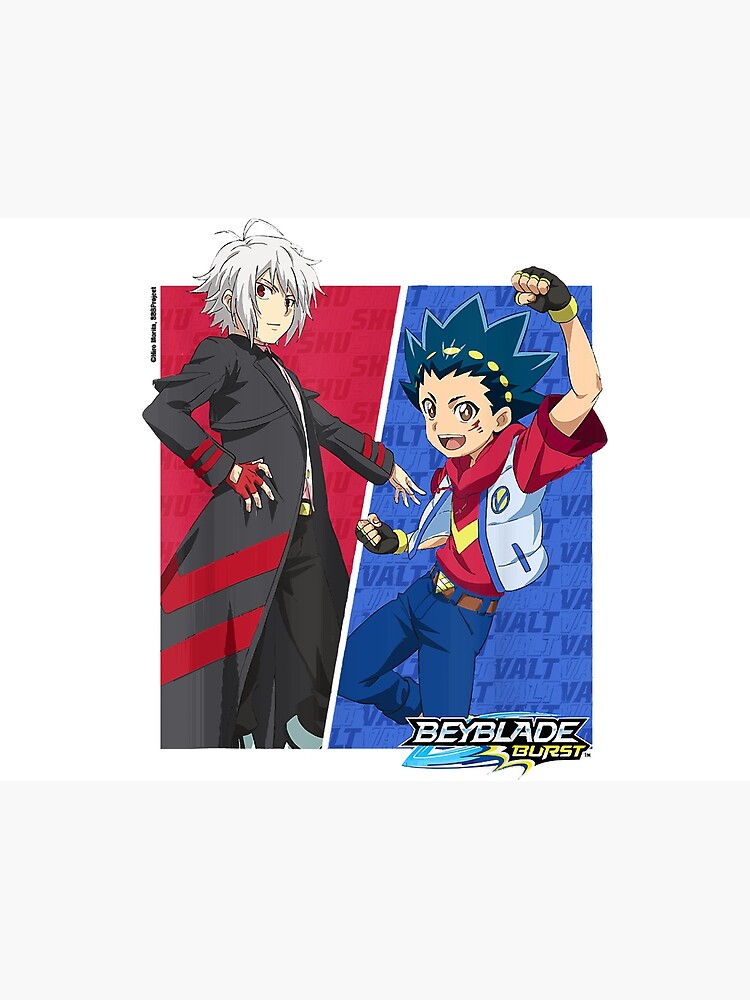 BEYBLADE BURST QUADDRIVE VALT AND SHU Premium Matte Vertical Poster ...