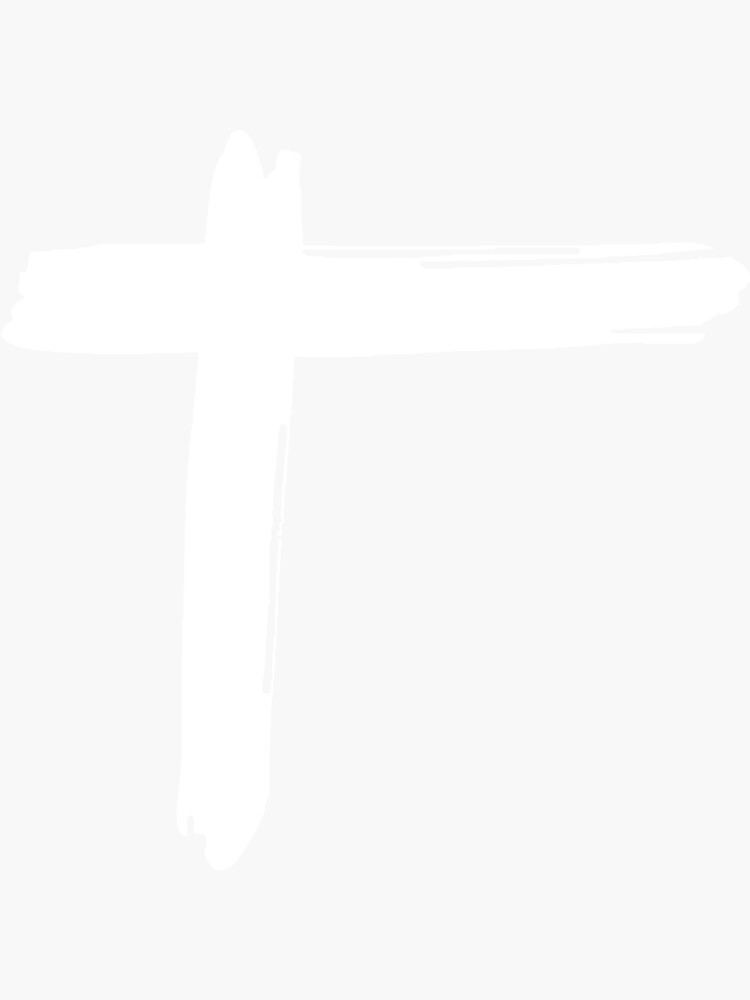 "white logo" Sticker by leonacarmel | Redbubble