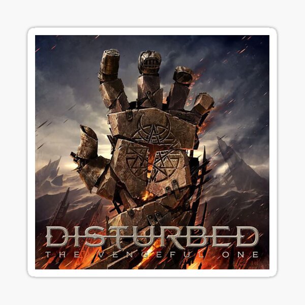 "Disturbed full albums-art99" Sticker by Whad1958 | Redbubble