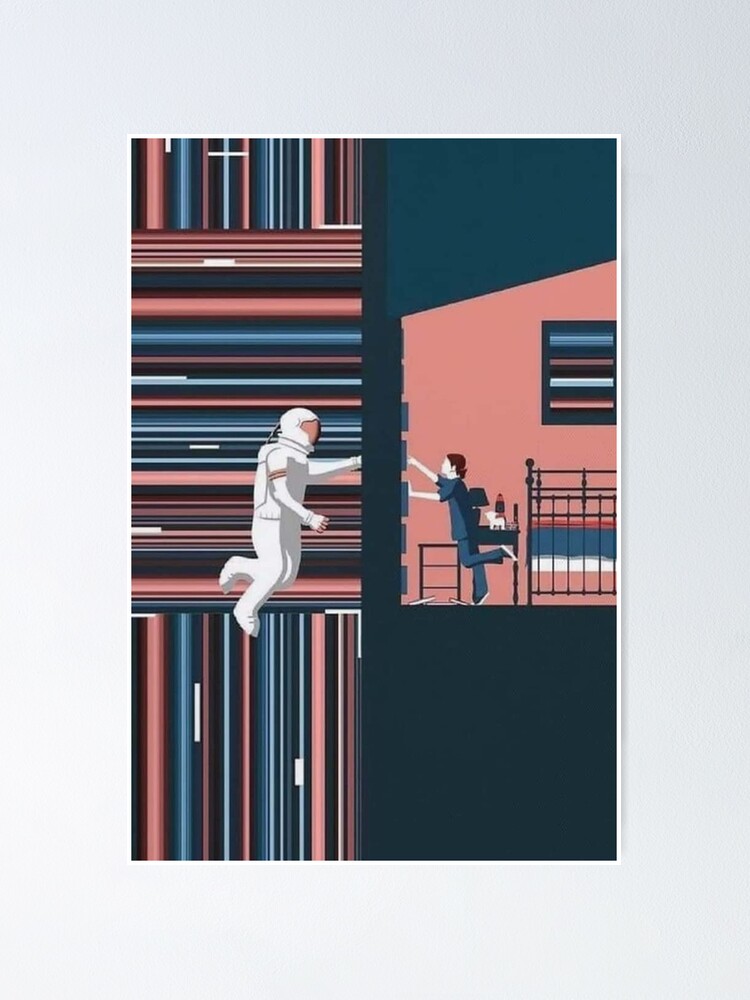 "Interstellar Tesseract" Poster by morrowmorr | Redbubble