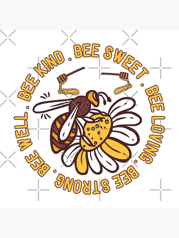 "Bee sweet" Poster for Sale by Bawzen | Redbubble
