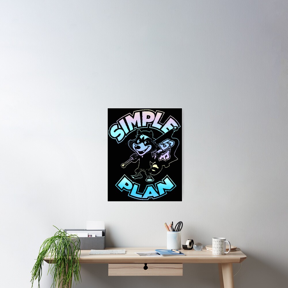 "Maskot Simple plan" Poster for Sale by linhanje | Redbubble