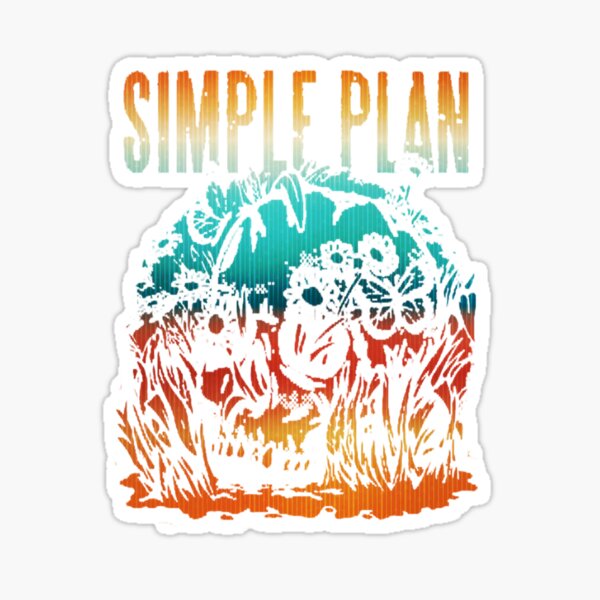 Simple plan" Sticker by linhanje | Redbubble