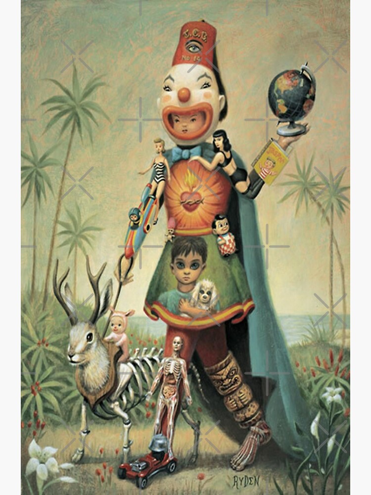 "Magic Circus Mark Ryden" Sticker by Thompsonvage | Redbubble