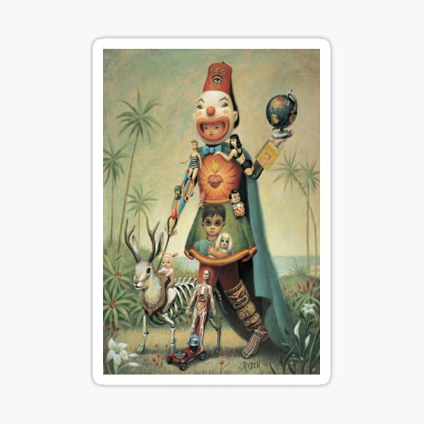 "Magic Circus Mark Ryden" Sticker by Thompsonvage | Redbubble