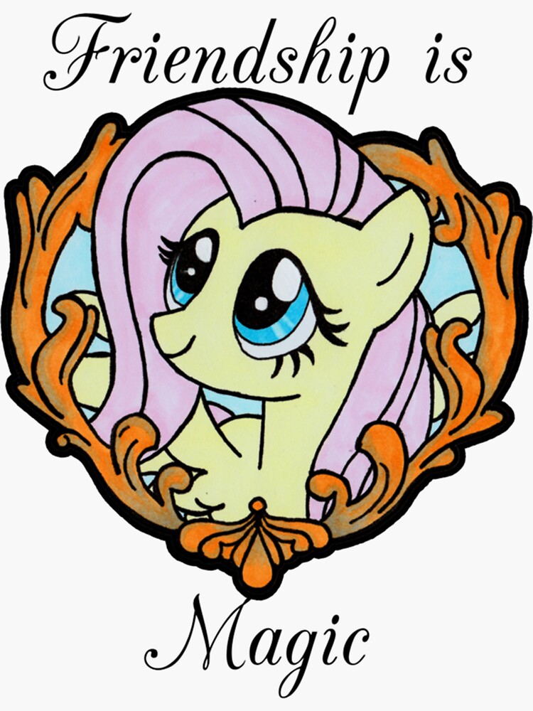 "Friendship is magic " Sticker by SouthernAsh | Redbubble