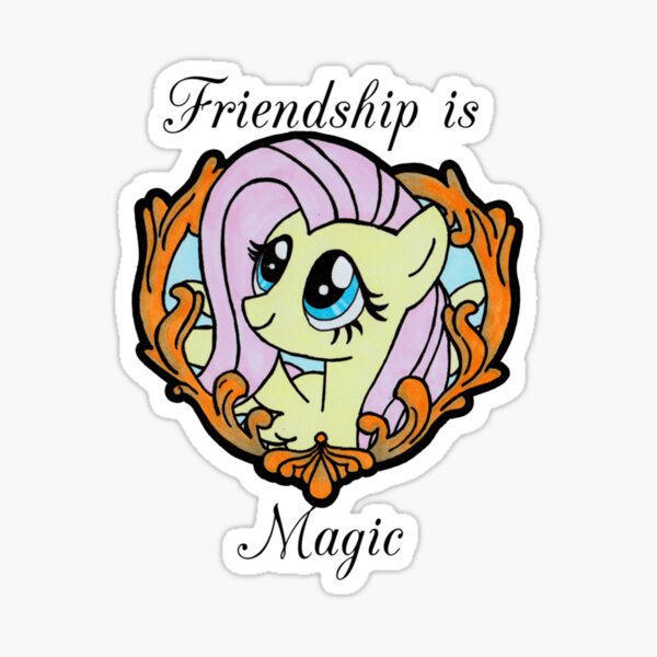"Friendship is magic " Sticker by SouthernAsh | Redbubble