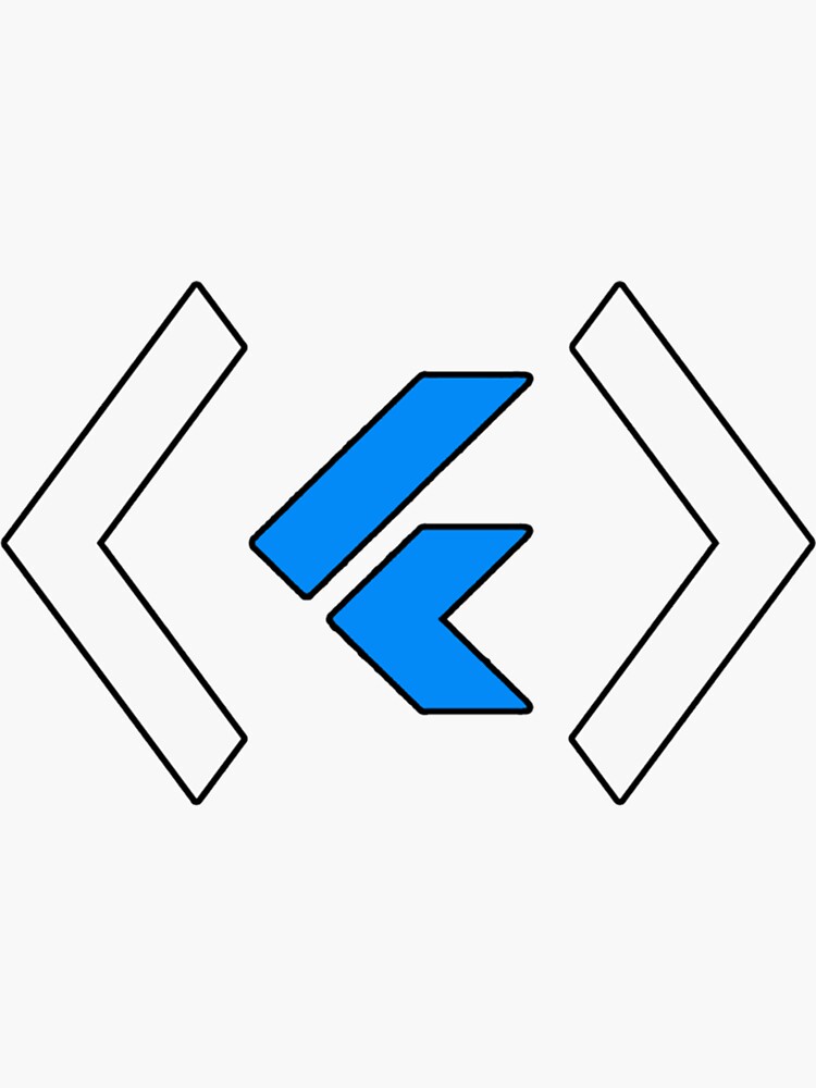 "Google Flutter " Sticker by SouthernAsh | Redbubble