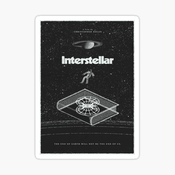 "interstellar movie" Sticker for Sale by lisfestyle | Redbubble