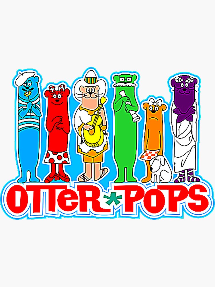"Otter Pops" Sticker by binghamquintpnf | Redbubble