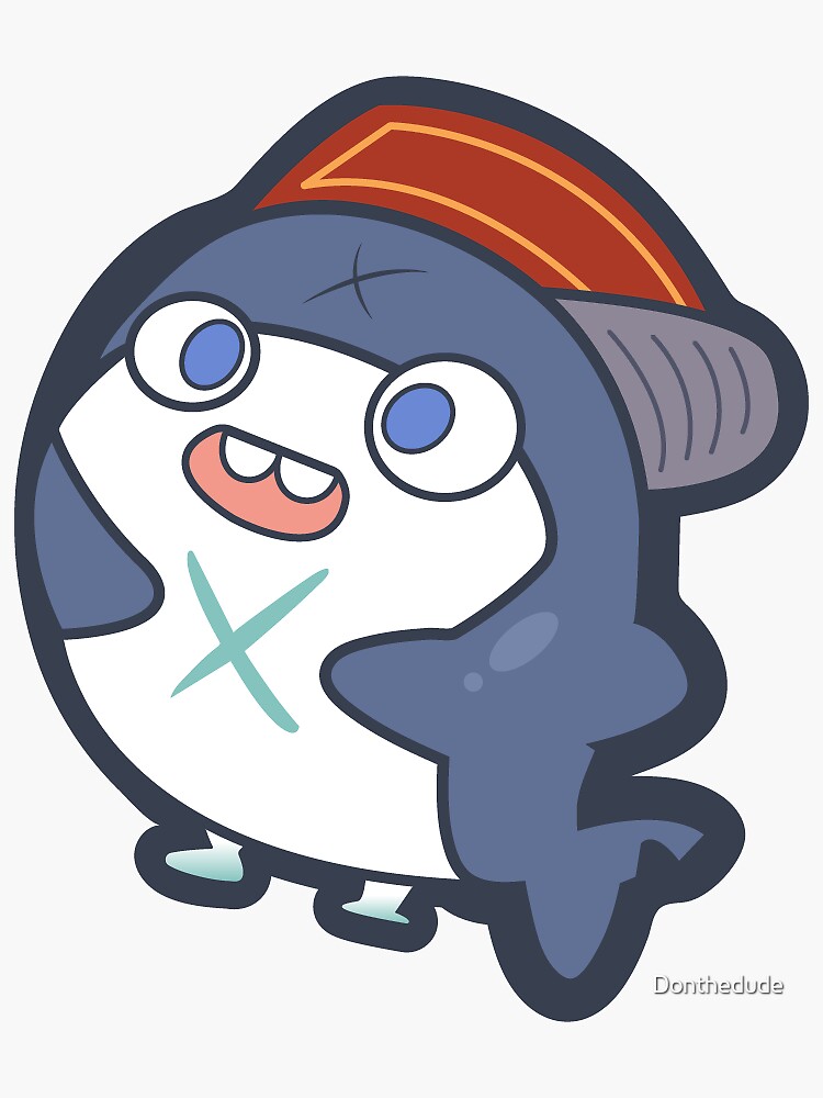 "Bloop HD Gawr Gura" Sticker for Sale by Donthedude | Redbubble