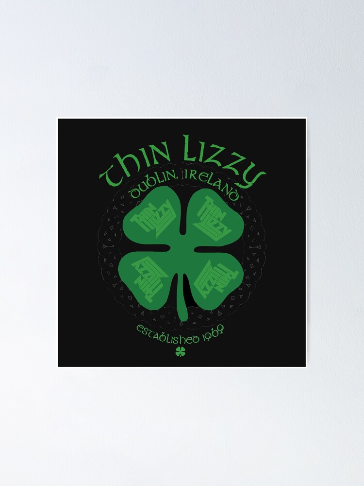 "Thin lizzy logo-art99" Poster for Sale by jsmallsmanby | Redbubble