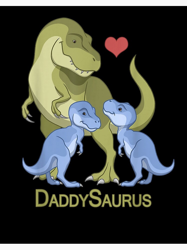"Mens Daddysaurus T Rex Father Amp Twin Baby Boy Dinosaurs, Team, für ...