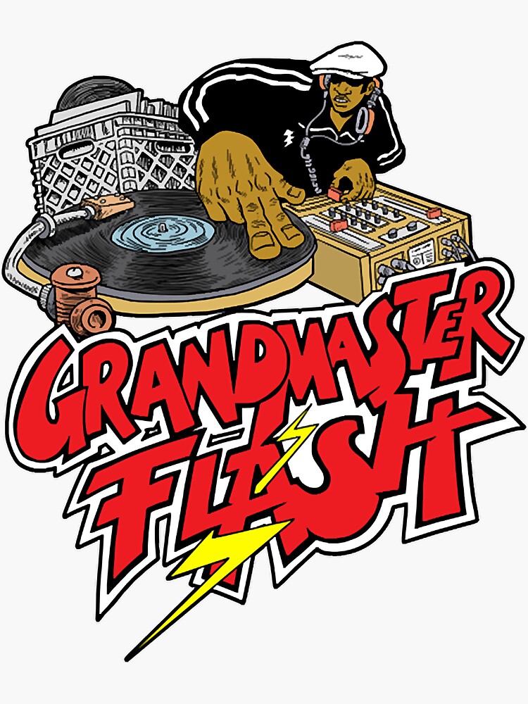 "Grand Master Flash " Sticker for Sale by PatriciaKe7761 | Redbubble