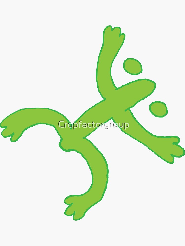 "Taino Coqui Neon" Sticker for Sale by Cropfactorgroup | Redbubble